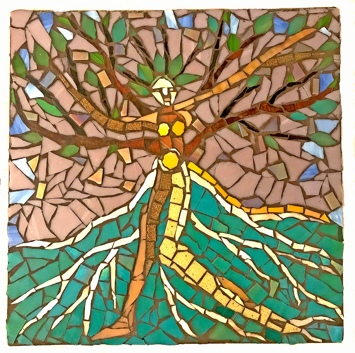Mosaic Tree Figure – Jennifer Kunin Studio